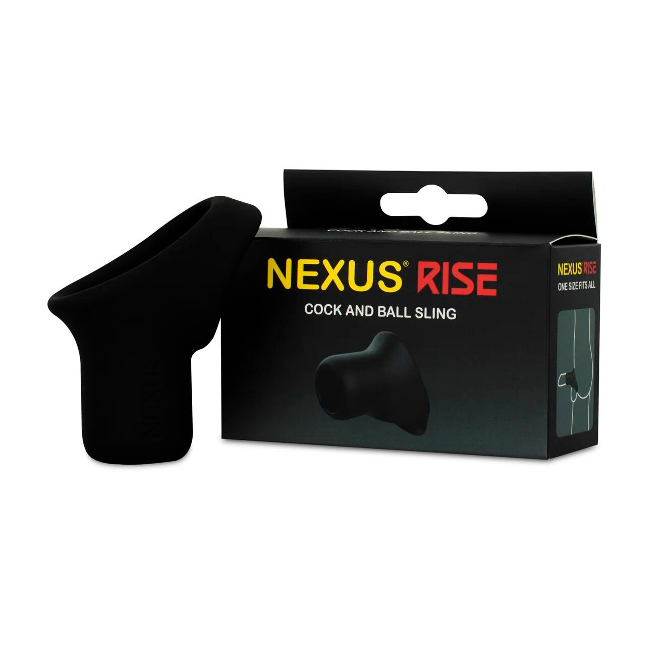 Nex-RIS001 Эрекционное кольцо из силикона Nexus RISE , черное
