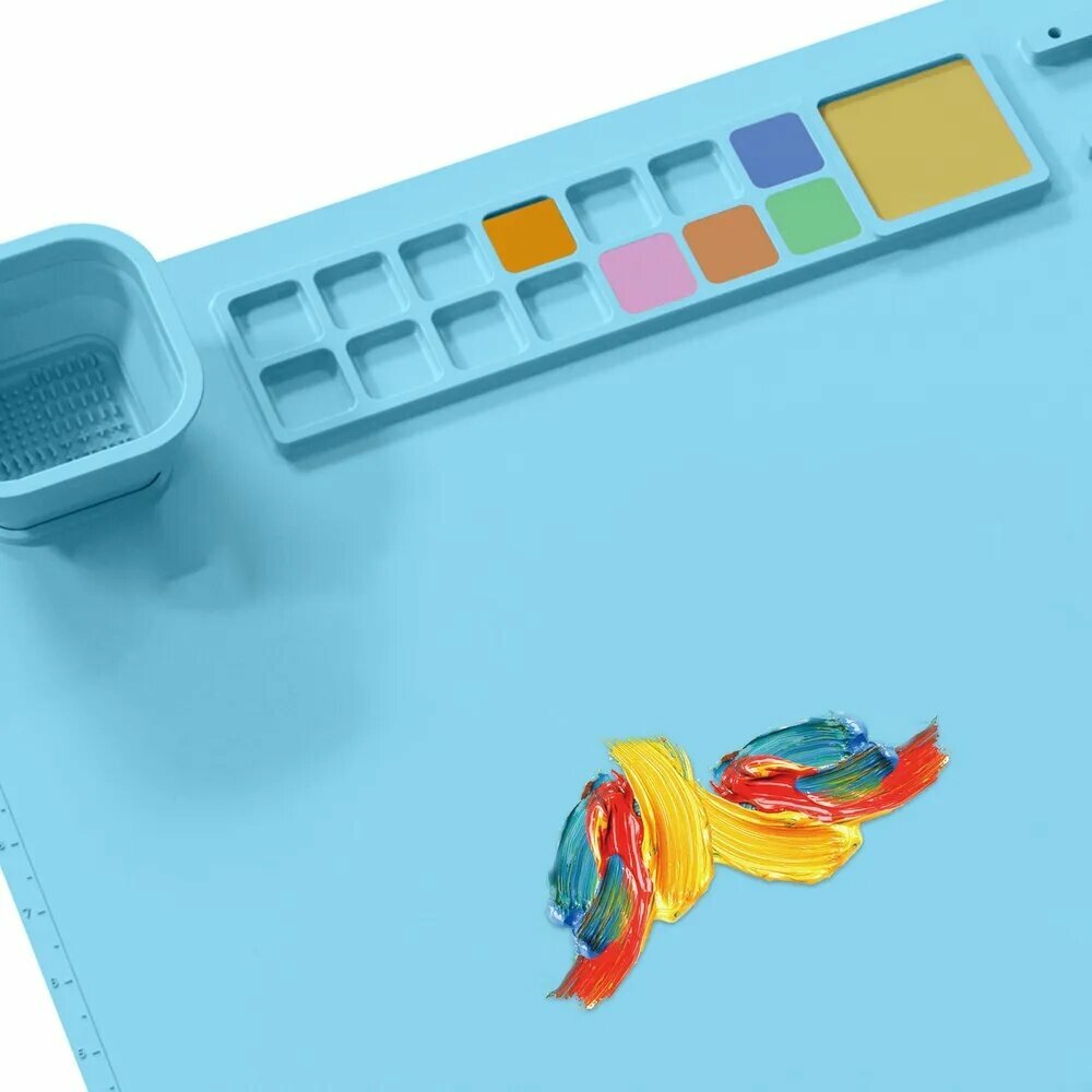 Коврик для рисования и творчества для детей , коврик силиконовый для рисования, лепки, бисероплетения, аппликации