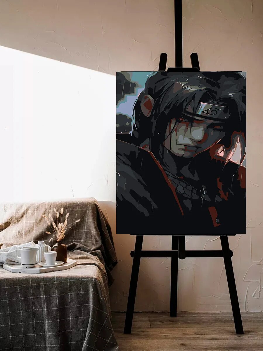 Картина по номерам Аниме Итачи Учиха Наруто Itachi Uchiha