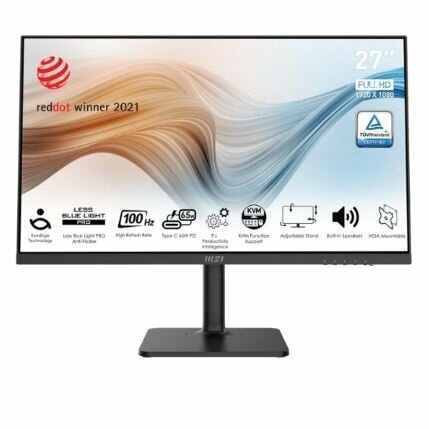 27' Монитор MSI Modern MD272XP (9S6-3PB19H-232) черный - 1920x1080@100 Гц, IPS, 4 мс, 1000:1, 178/178
