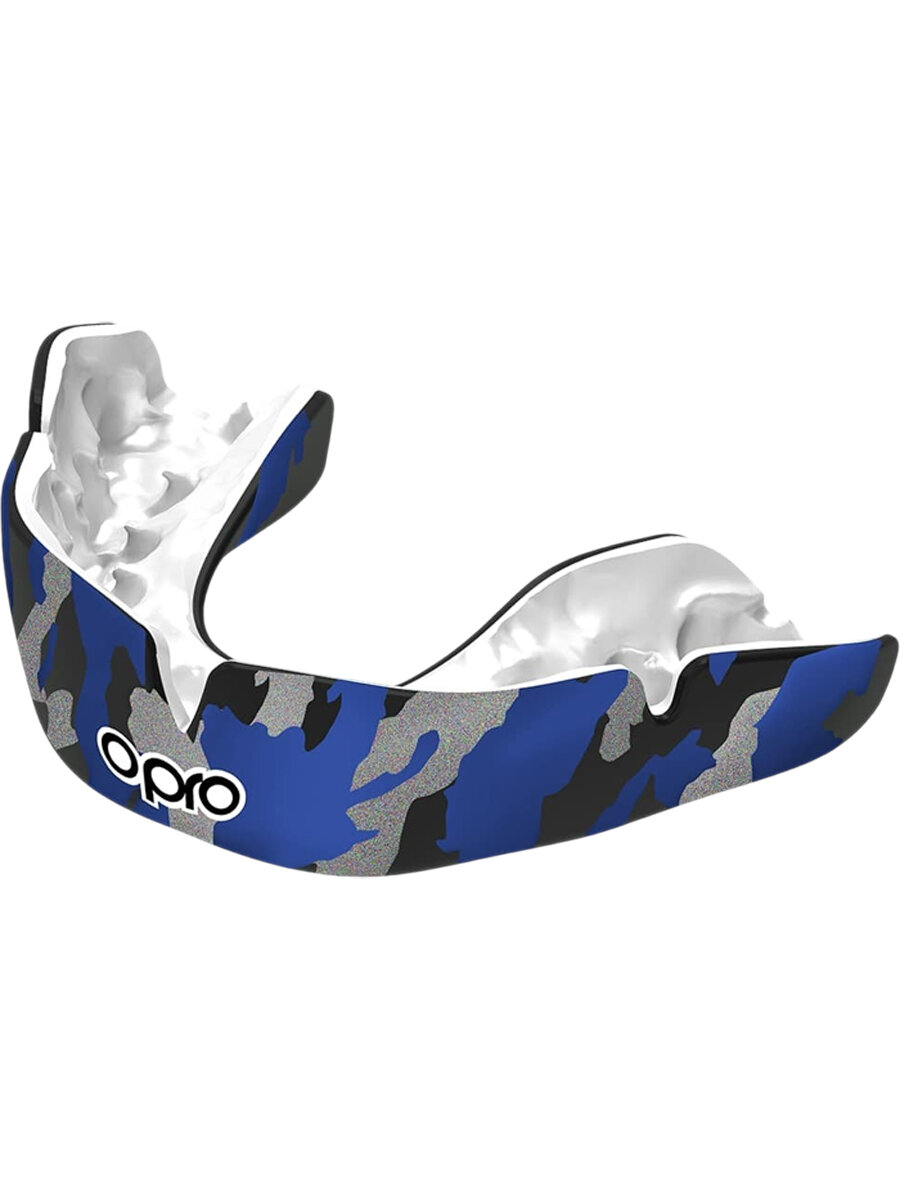 Боксерская капа Opro Instant Custom-Fit Camo Blue оригинал из Великобритании