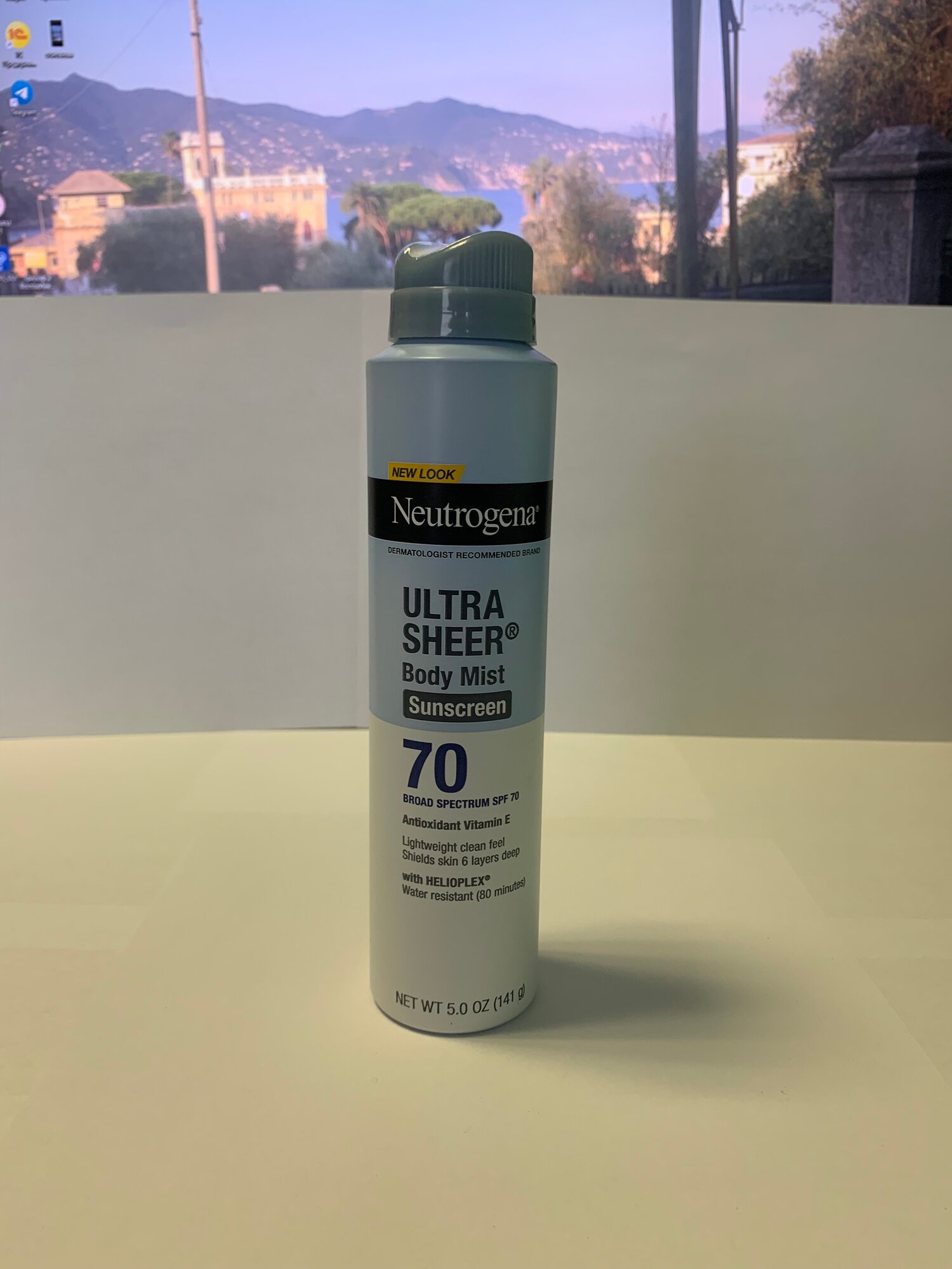 Солнцезащитный спрей Neutrogena "Ultra Sheer", SPF 70, для всех типов кожи, лёгкий
