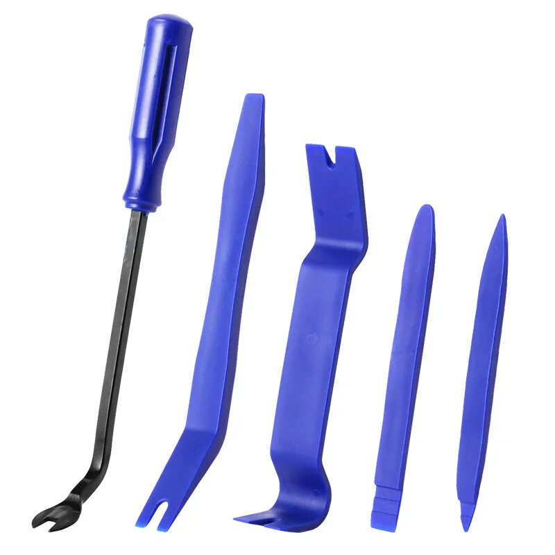 Набор инструментов для снятия обшивки авто, Blue-5Pcs