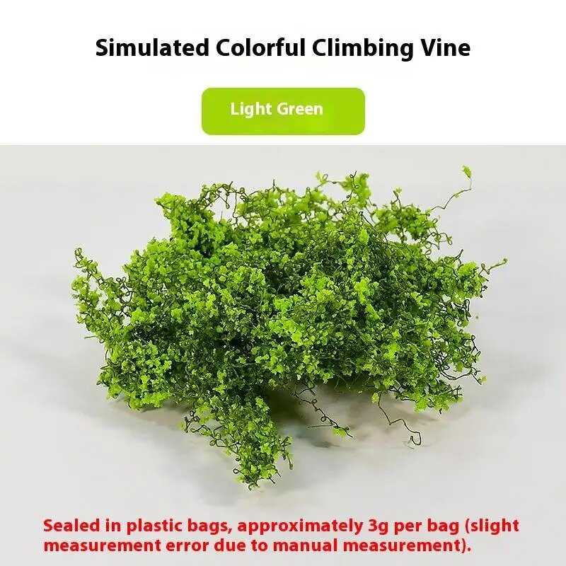 Искусственные зелёные растения GCDHome 3г Light green