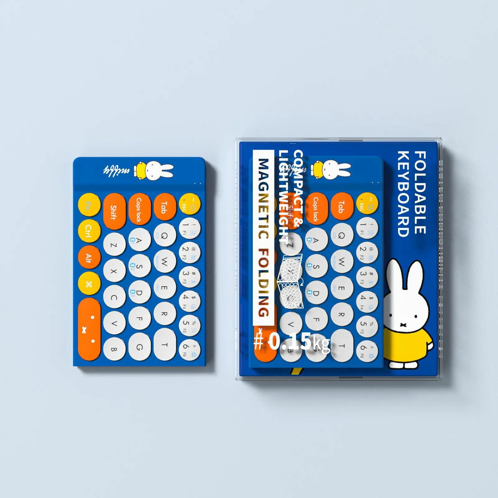 Ультратонкий складной набор bluetooth-клавиатуры и мыши Miffy X MIPOW