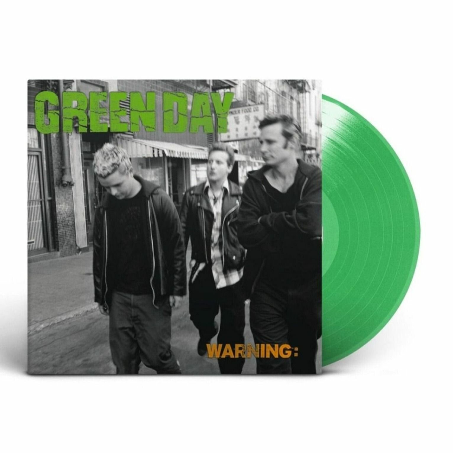 Виниловая пластинка Green Day - Warning: , Limited Edition, Reissue, Fluorescent Green vinyl
