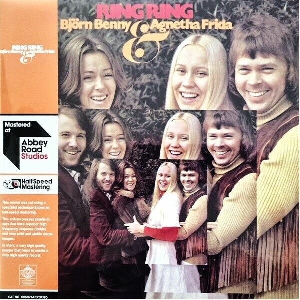 BJORN BENNY & AGNETHA FRIDA (ABBA) - Ring Ring (2LP, 45 RPM, Album, Reissue, Remastered, 180 Gram Black Vinyl) Виниловая пластинка
