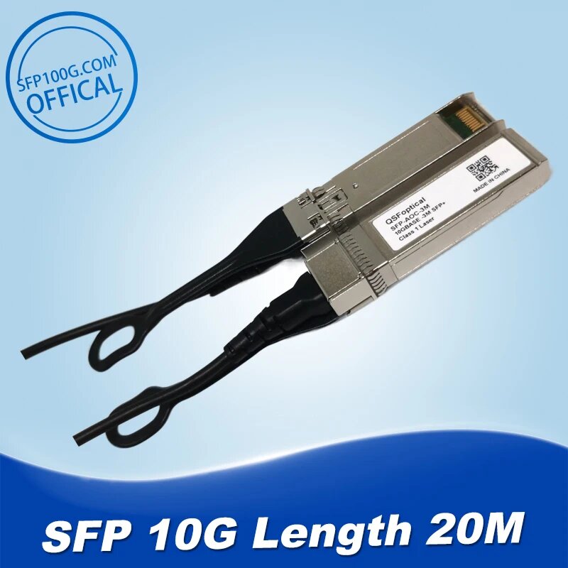 Активный оптоволоконный кабель GBoptical SFP+ 10GbE AOC-S-S-10G-20M
