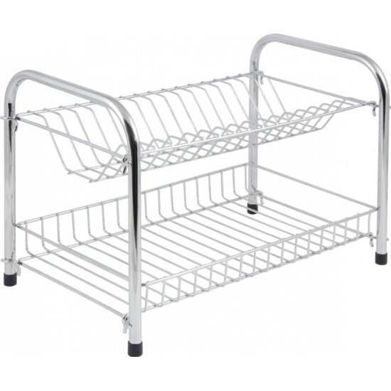 Сушилка для посуды Рыжий Кот W3856E двухуровневая, 39,5*24*28 см