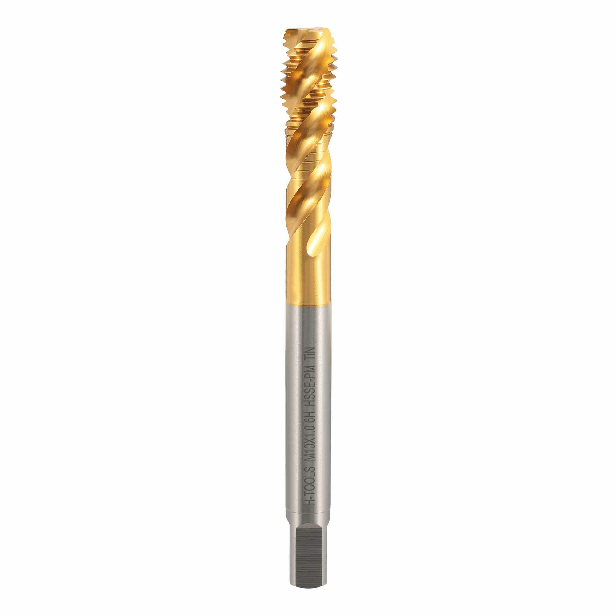 Метчик винтовой машинный H-Tools HSSEPM TiN DIN374C R45 6h М10х1,0 30154THT