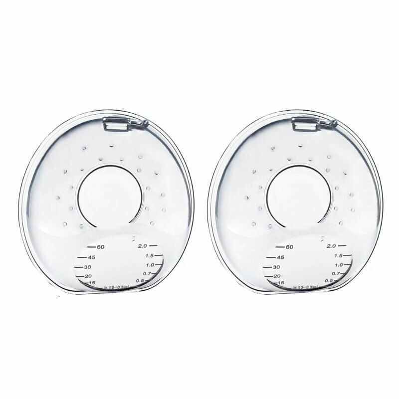 Силиконовые сборщики молока 2 шт для кормления в бюстгальтере — накладки-чашечки без Бисфенола А, собирают капли