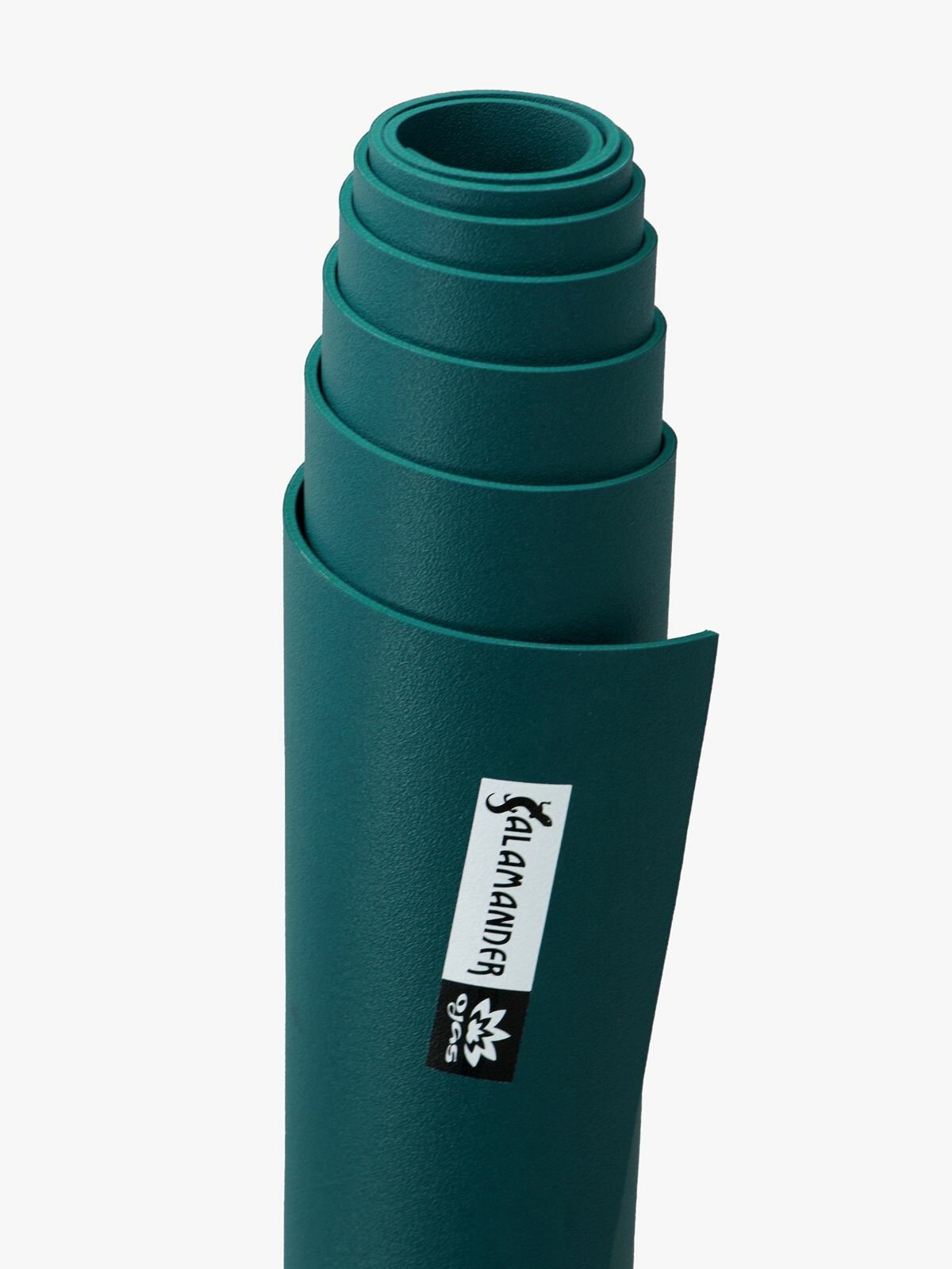 OJAS Salamander Optimum 200 х 60 х 0,4 см, изумрудный коврик для йоги Оджас Саламандер Оптимум нескользящий из натуральной резины, каучука