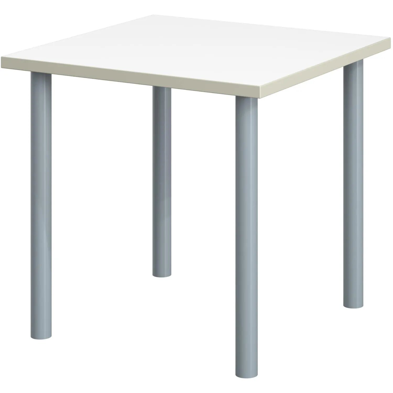 Стол обеденный Комус МДС 70х70 белый пл/серый