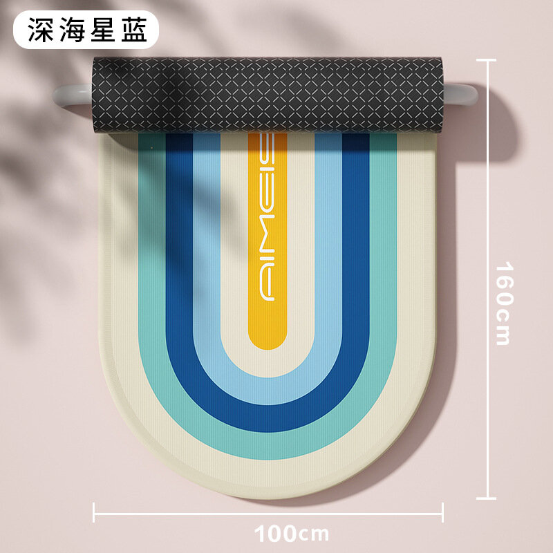 Домашний мат для прыжков на скакалке, детский нескользящий мат с амортизацией, звукоизоляционный, антивибрационный, бесшумный мат для фитнеса и йоги для женщин