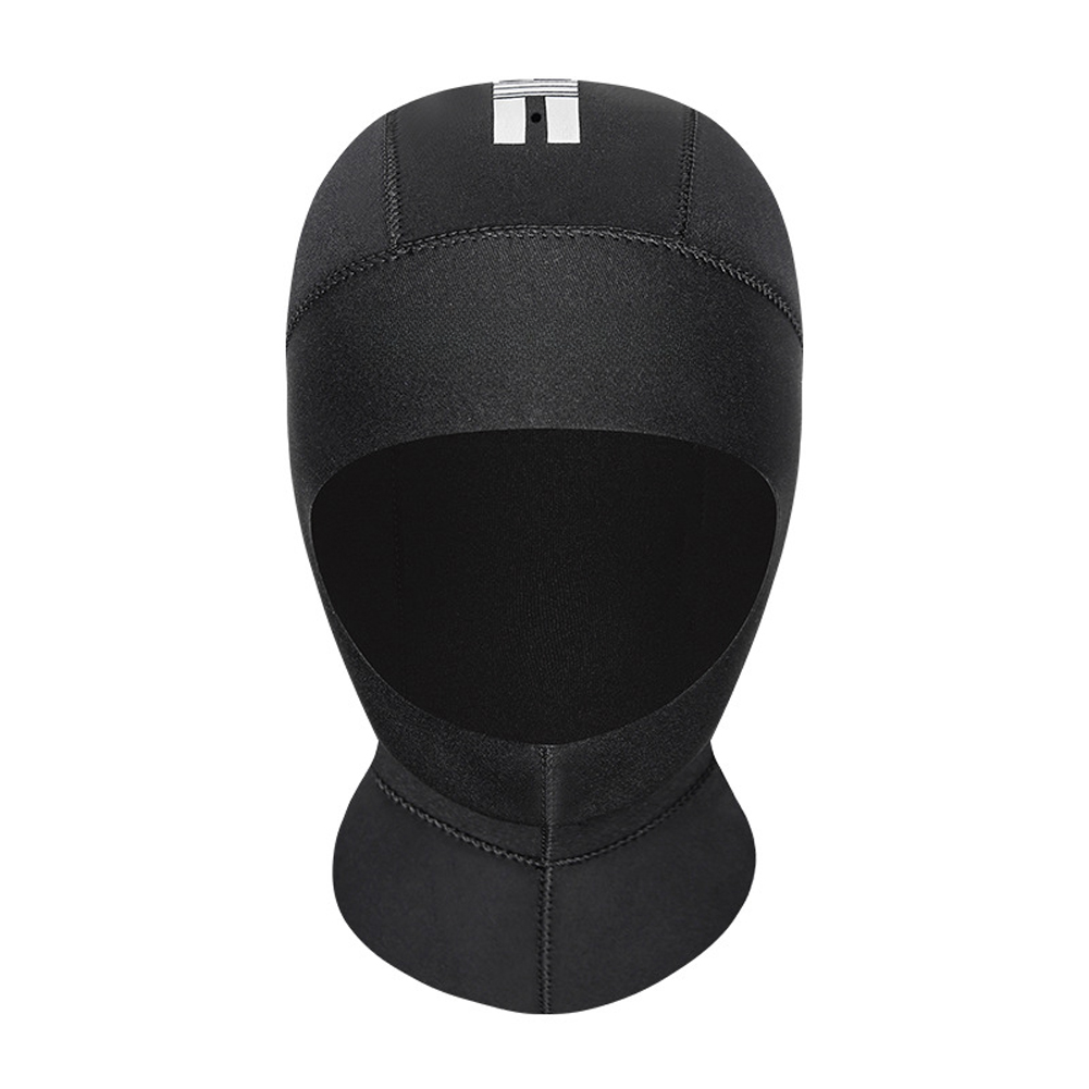 DIVE&SAIL Зимняя купальная шапка из неопрена 3 мм для плавания, серфинга, дайвинга, дрифта, теплая шапка для сноркелинга с плечами.