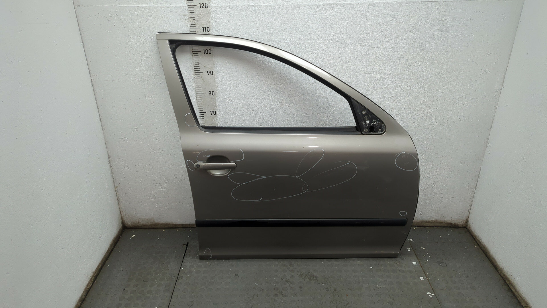 Дверь боковая (легковая) правая передняя Skoda Octavia (A5) Б/У