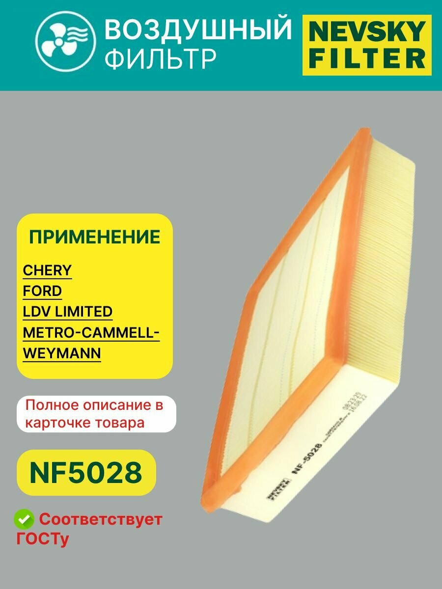 Фильтр воздушный Невский фильтр арт. NF-5028