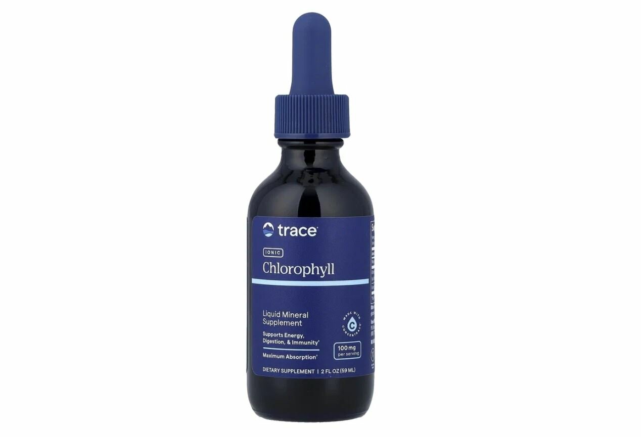 Trace Minerals, Ionic Chlorophyll, Ионный хлорофилл 100 мг, 59 мл