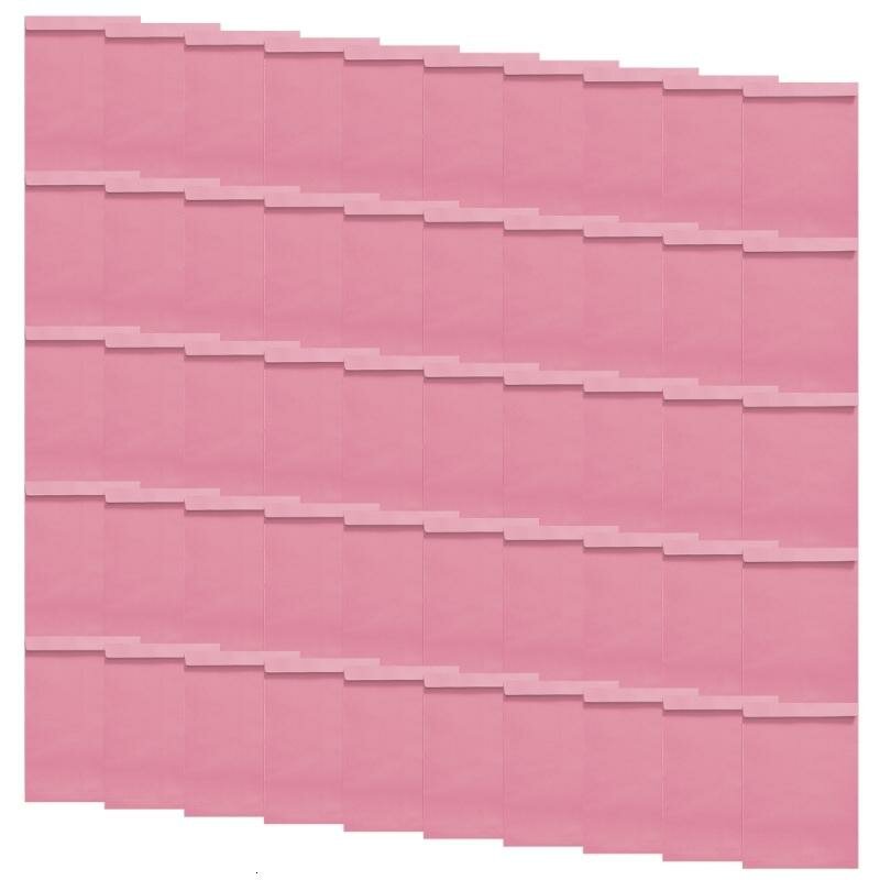 Конверты 50 шт, 12,7x9 дюймов, с клеевым замком, Розовый