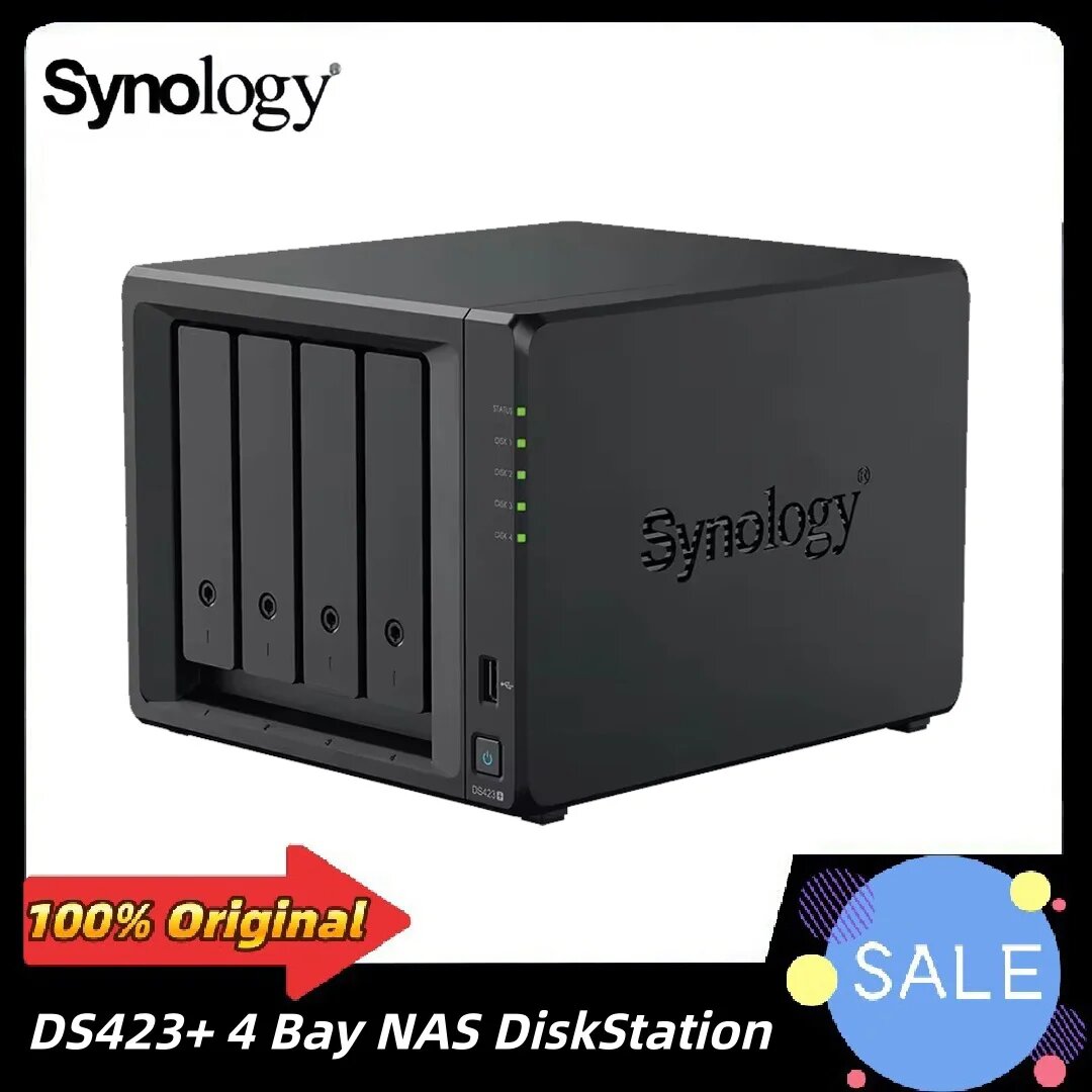 Synology DS423+ сетевое хранилище