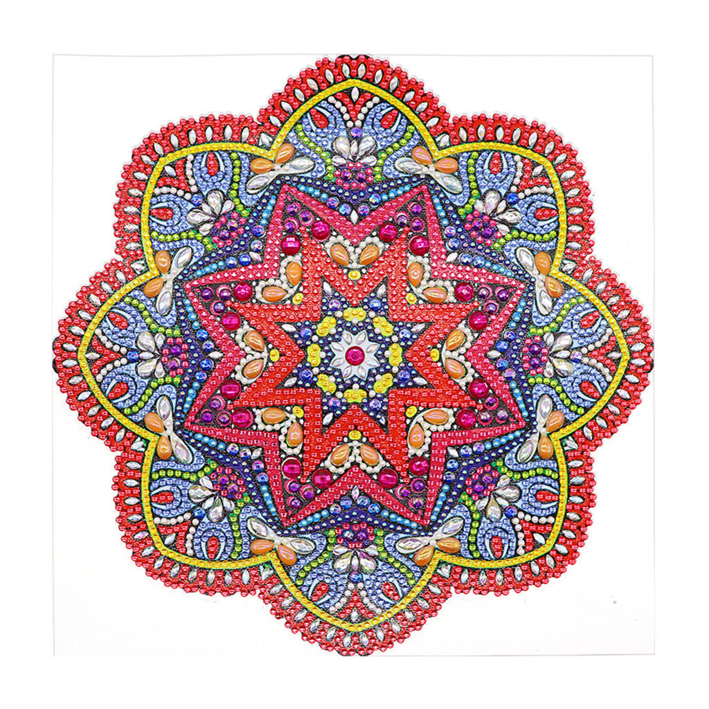 2026 Новейшая 5D алмазная живопись, нерегулярная алмазная мандала, цветочная форма, круглый алмаз, алмазная вышивка, декоративная живопись 30*30 см, 75 г