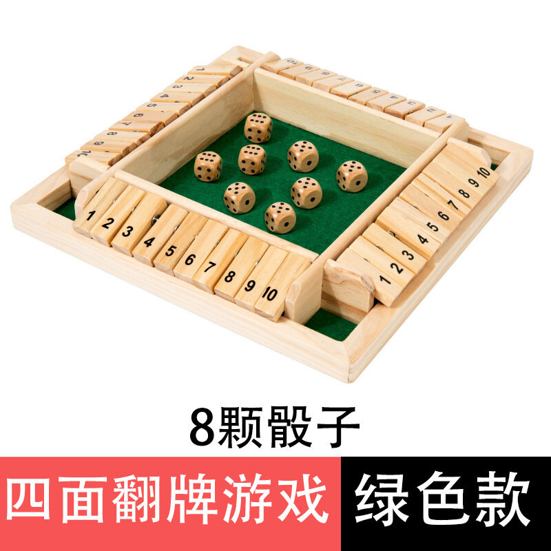 Настольная игра Cecpc: четырехсторонняя цифровая карточная игра, интерактивная развивающая игра для вечеринок,