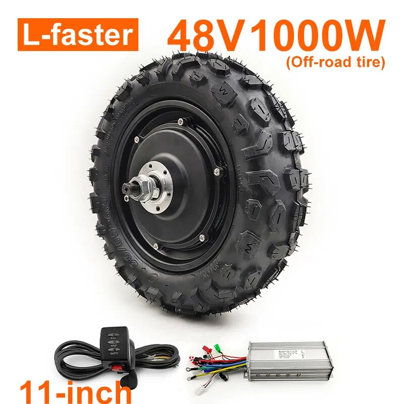 L-faster Электросамокат HY11ofmotorkit3, черный матовый