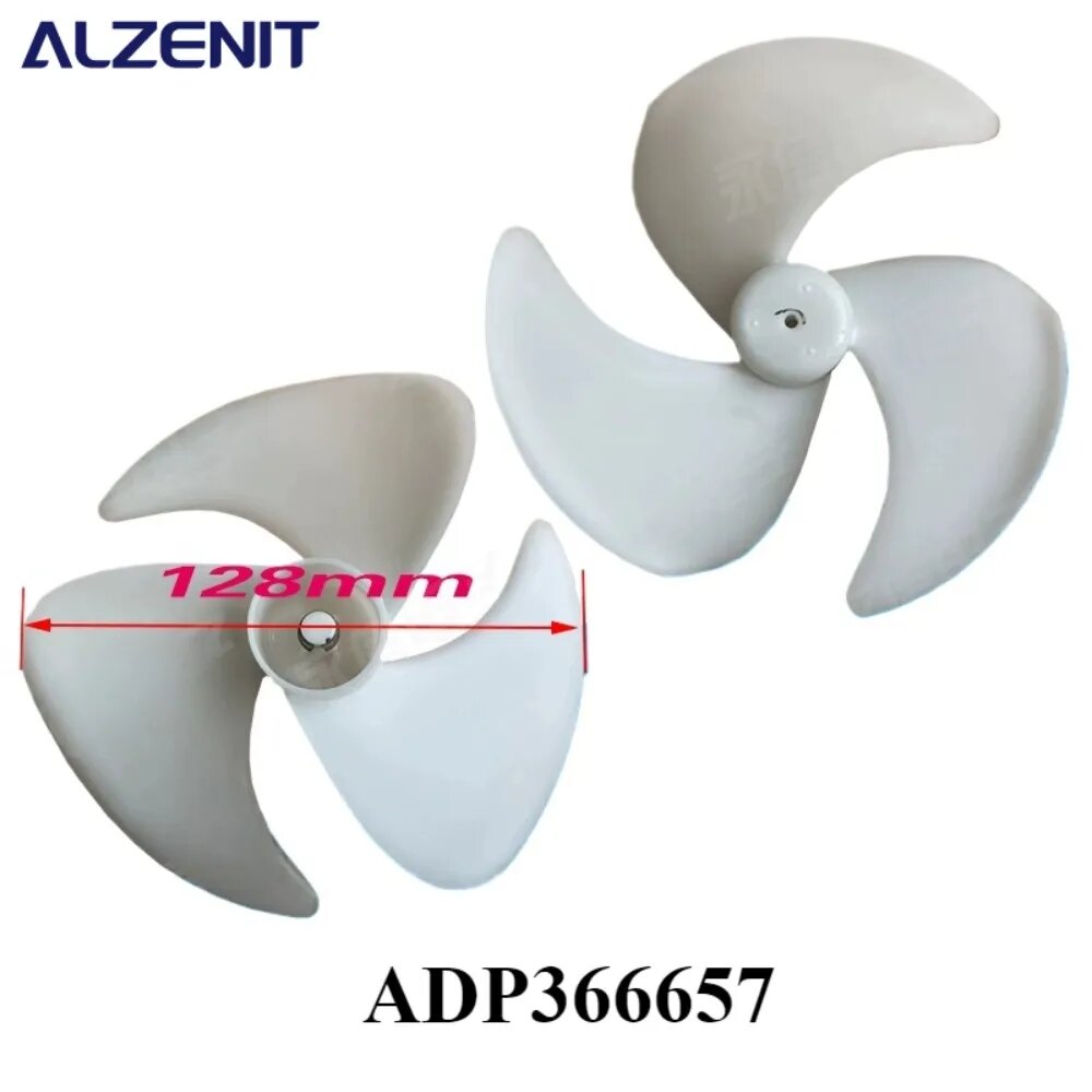 Новый охлаждающий вентилятор для универсальных лопастей двигателя холодильника ADP 366657 Детали морозильной камеры радиатора холодильника 128 мм