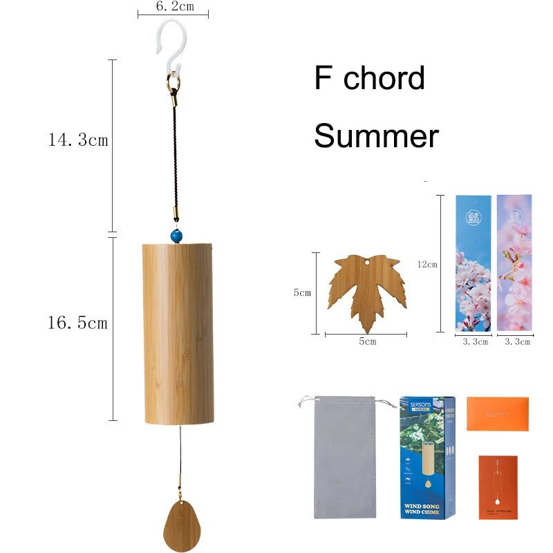 Бамбуковый колокольчик Furin, Цвет: 2F Summer