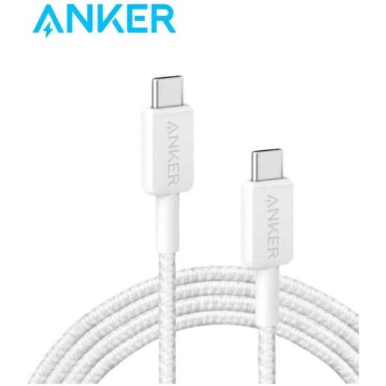 Кабель Noname ANKER 322 USB-C - USB-C, 3м, белый