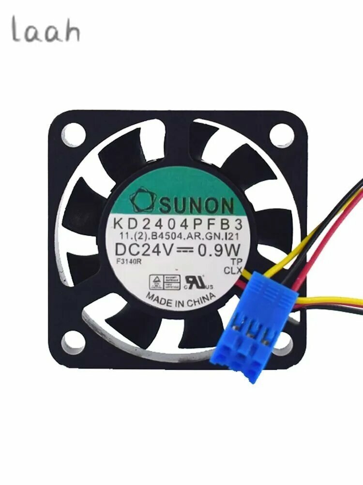 Вентилятор Охлаждения SUNON KD2404PFB3 24V 0.9W 4CM 4010 3PIN 40x40x10 Мм ,40mm Вентилятор