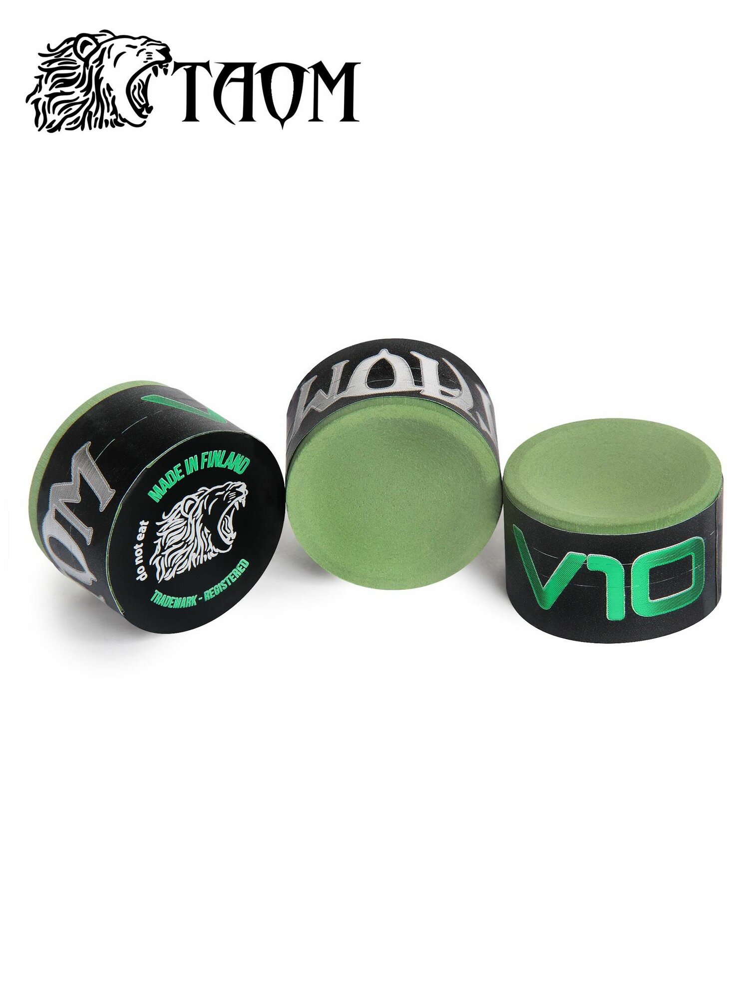 Taom V10 Chalk Green Мел для бильярда, 1 шт.