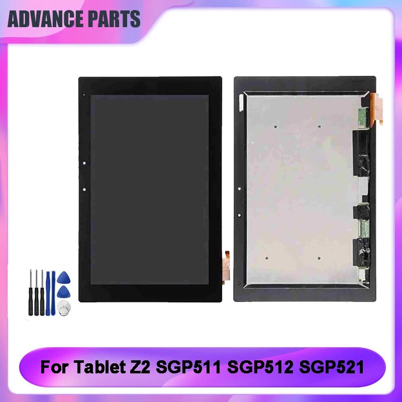 Для Sony Xperia Tablet Z2 SGP511 SGP512 SGP521 SGP541 SGP551 SGP5661 ЖК-дисплей, дигитайзер сенсорного экрана, стекло, инструменты для сборки