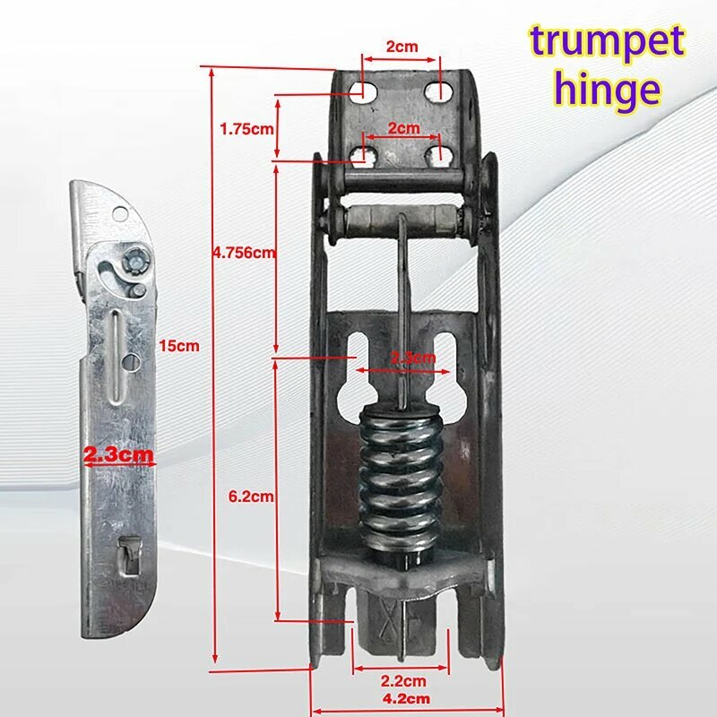 Пружинная горизонтальная дверная петля для морозильной камеры
