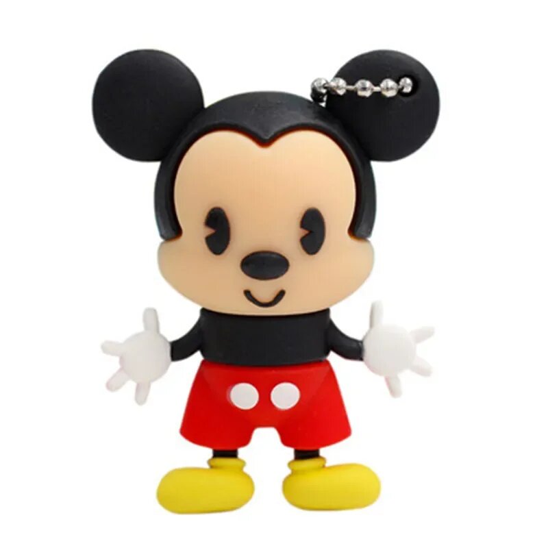 USB-флешка Микки Маус MINISO 4/8/16/32/64/128 ГБ Черный, Mickey