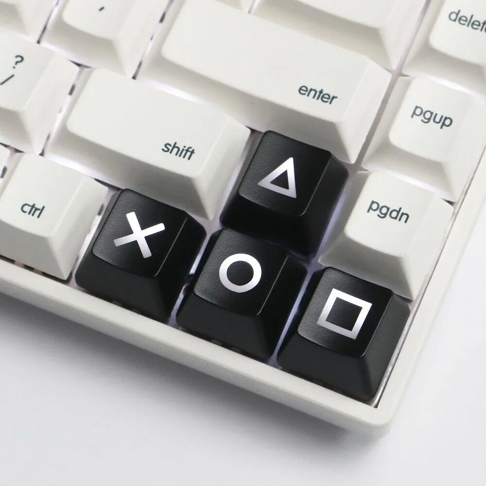 4 шт, направленные колпачки - OEM высокая прозрачность механические клавиши клавиатуры