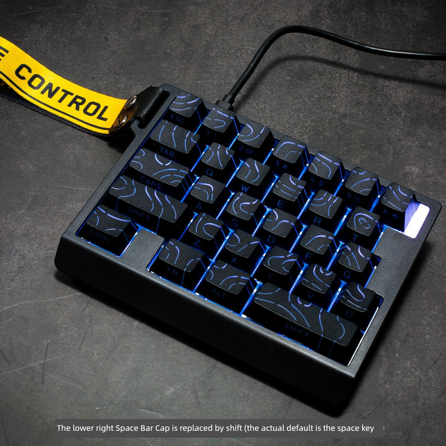 Магнитная клавиатура ZUOYA HE30 8K для гейминга, бесшумная, с быстрым откликом, одноручная клавиатура для FPS-игр