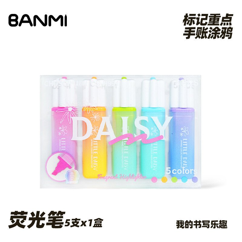 Ароматизированная цветная маркерная ручка для заметок и выделения, высокая эстетика, не растекается, красочное ведение дневника, доступна для международной доставки