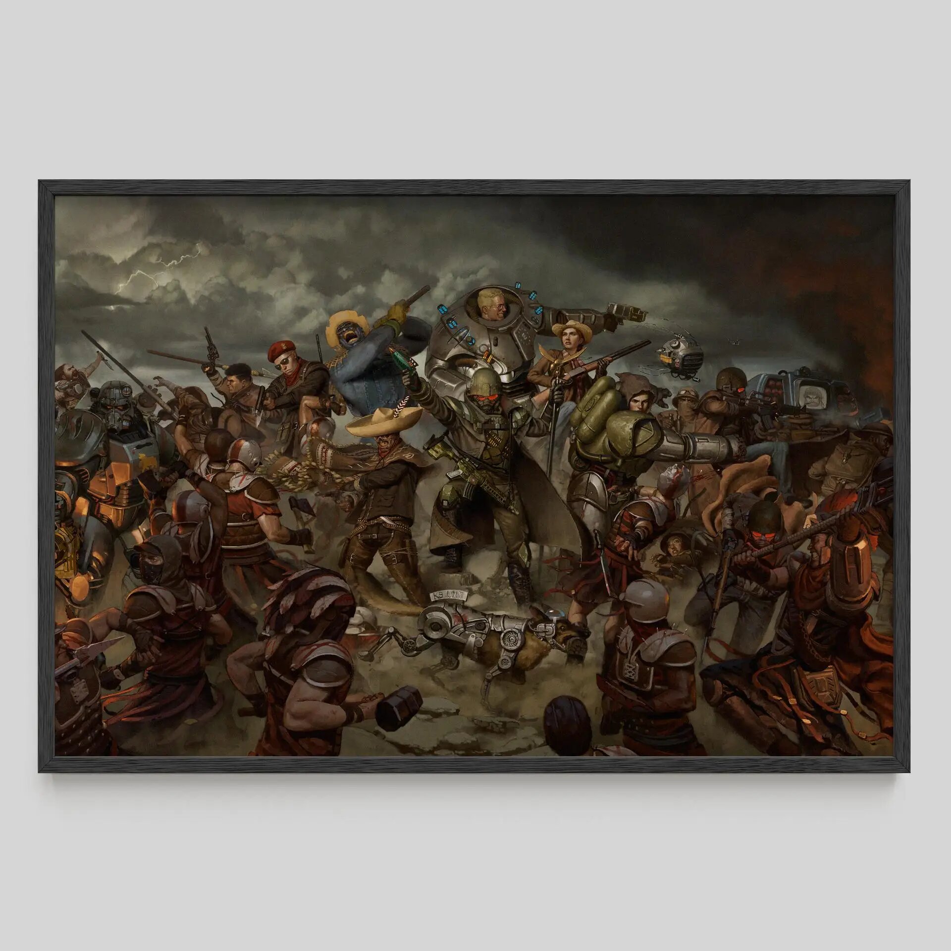 Печать на холсте Fallout New Vegas 50x70см, PF57793