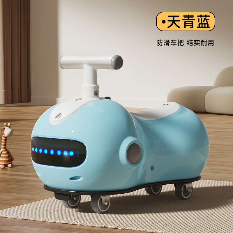 Машинка с поворотом в виде арахиса для детей 1-3 лет, подарок на день рождения, игрушка для мальчиков и девочек, антиопрокидывающаяся машинка с поворотом