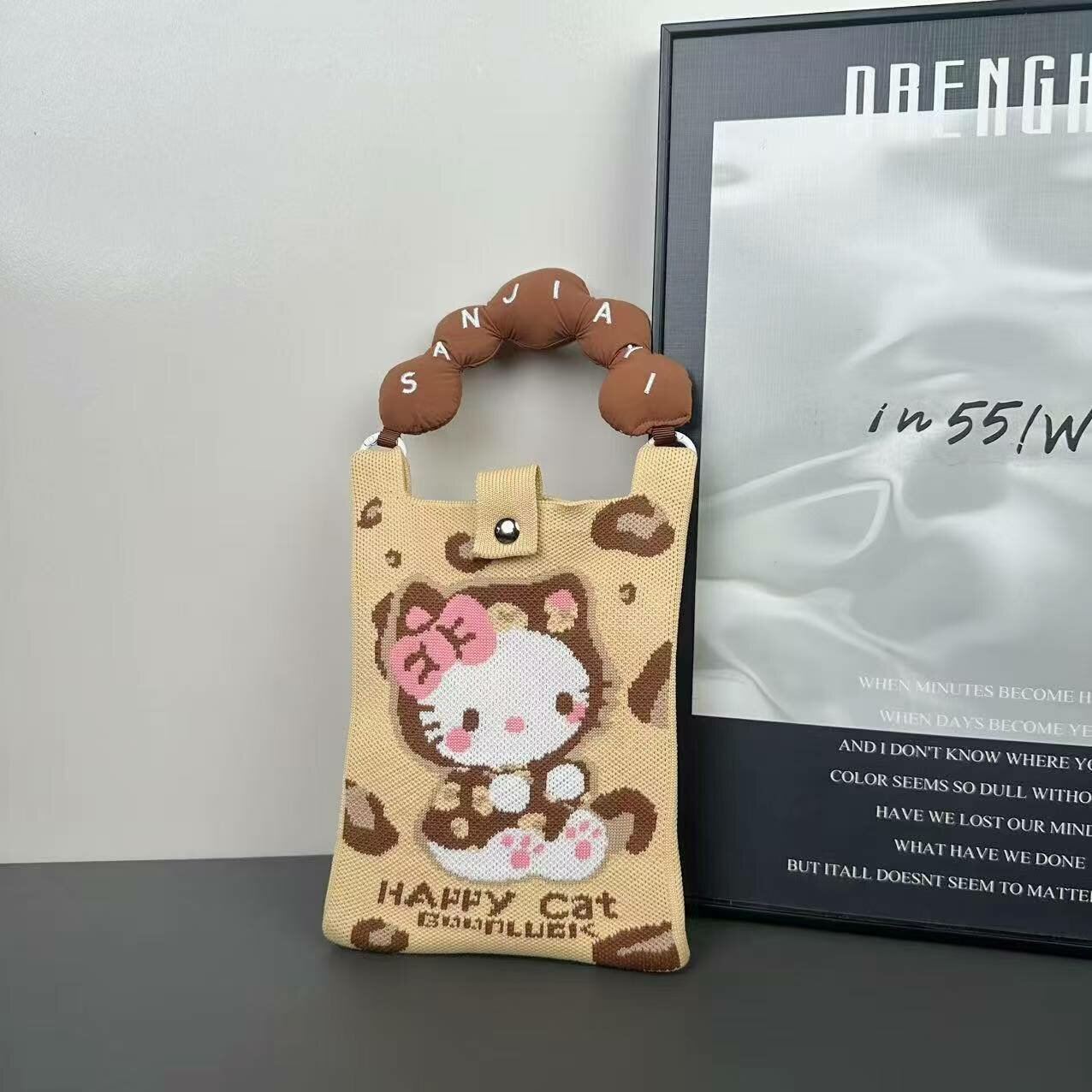 Новая сумка через плечо для женщин, вязаная монетница, модная и универсальная, стильная сумка через плечо для поездок и покупок