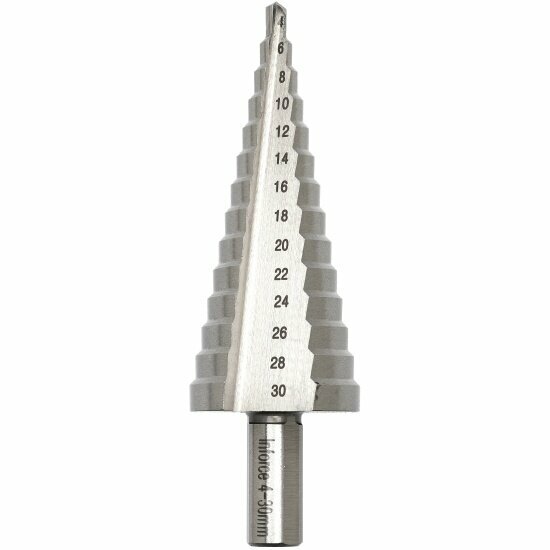 Inforce Сверло ступенчатое (4-30 мм, M42) 11-01-490