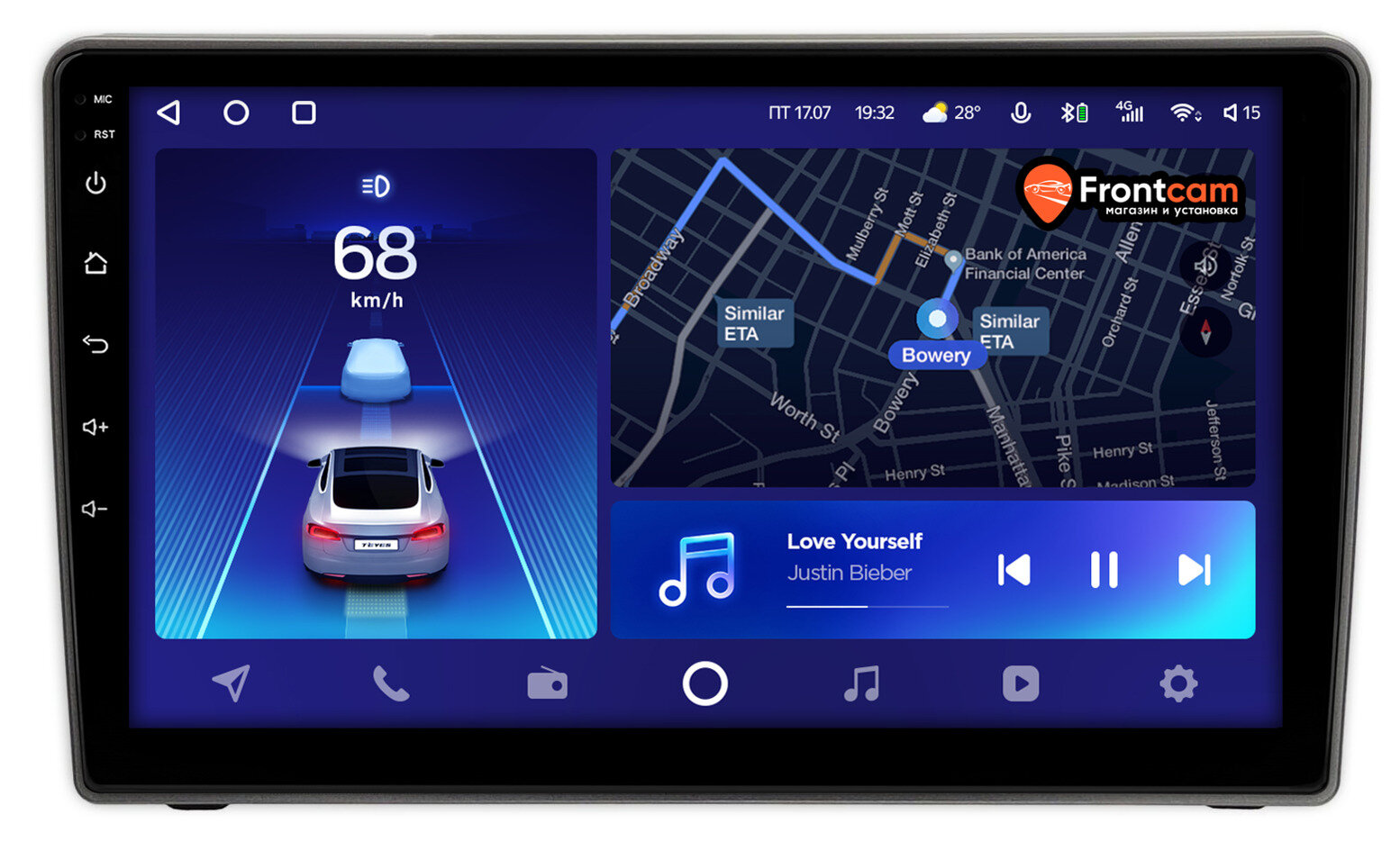 Штатная магнитола Teyes CC2 PLUS 6/128 9" RM-9-1448 Peugeot 407 2004-2011 (серая) Android 10 (4G-SIM, DSP, QLed)