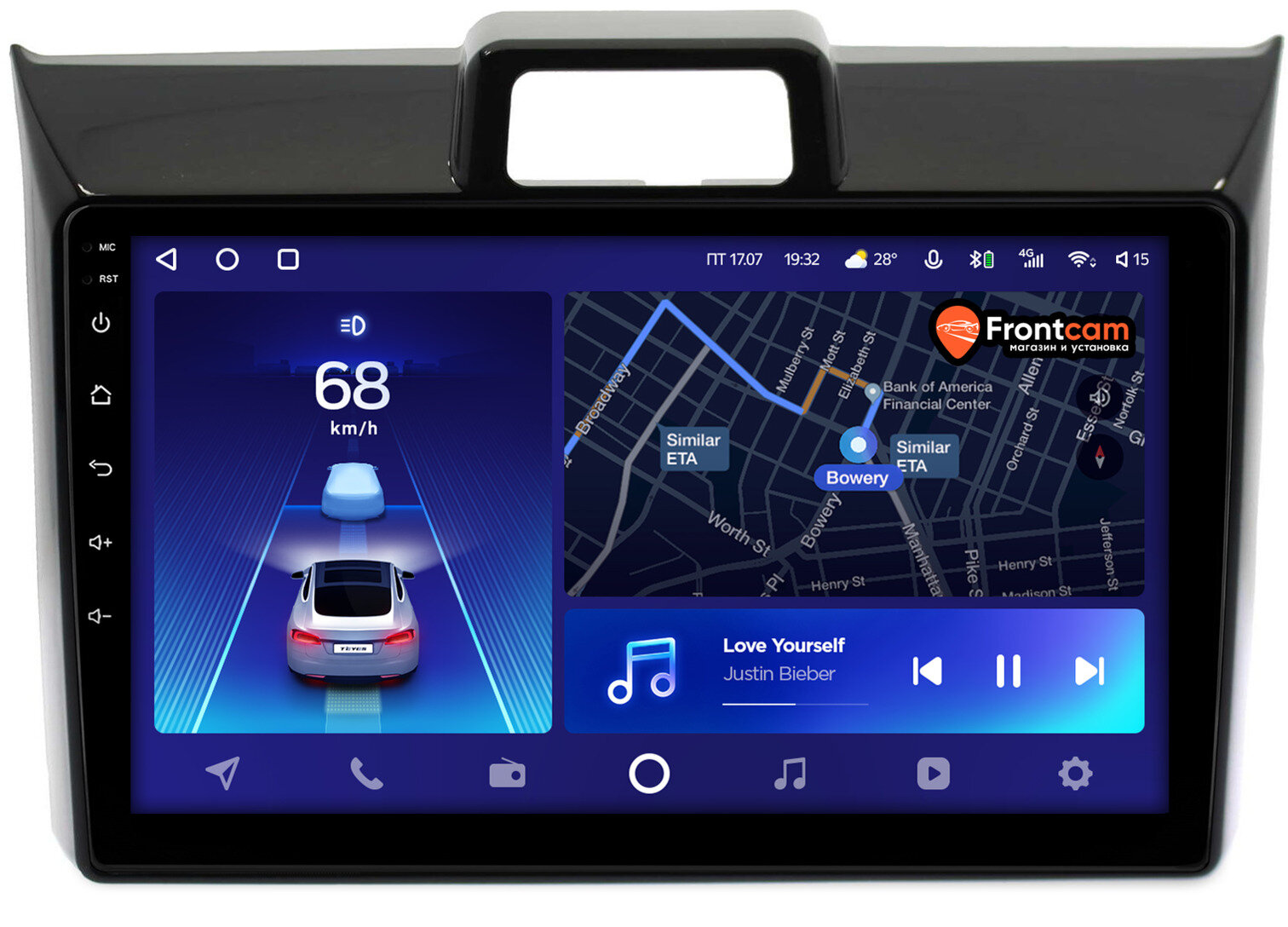 Штатная магнитола Toyota Corolla Fielder, Corolla Axio 2012-2024 Teyes CC2 PLUS 6/128 9" RM-9-1144 Android 10 (4G-SIM, DSP, QLed)