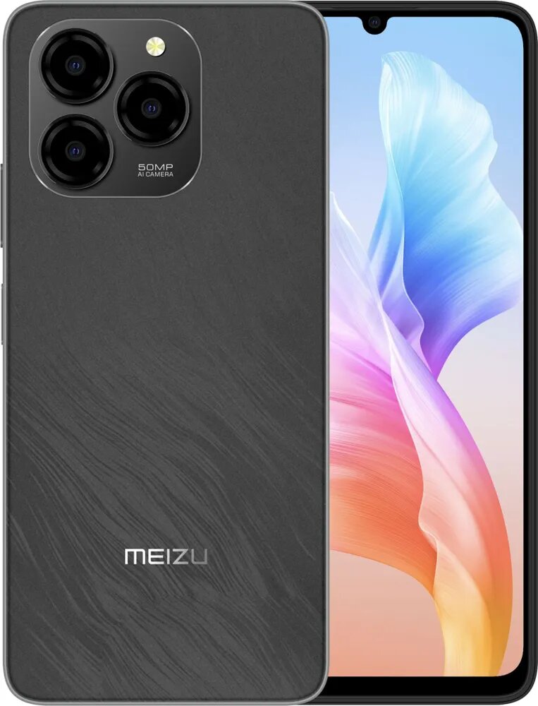 Meizu Смартфон Note 21 Ростест (EAC) 8/256 ГБ, черный