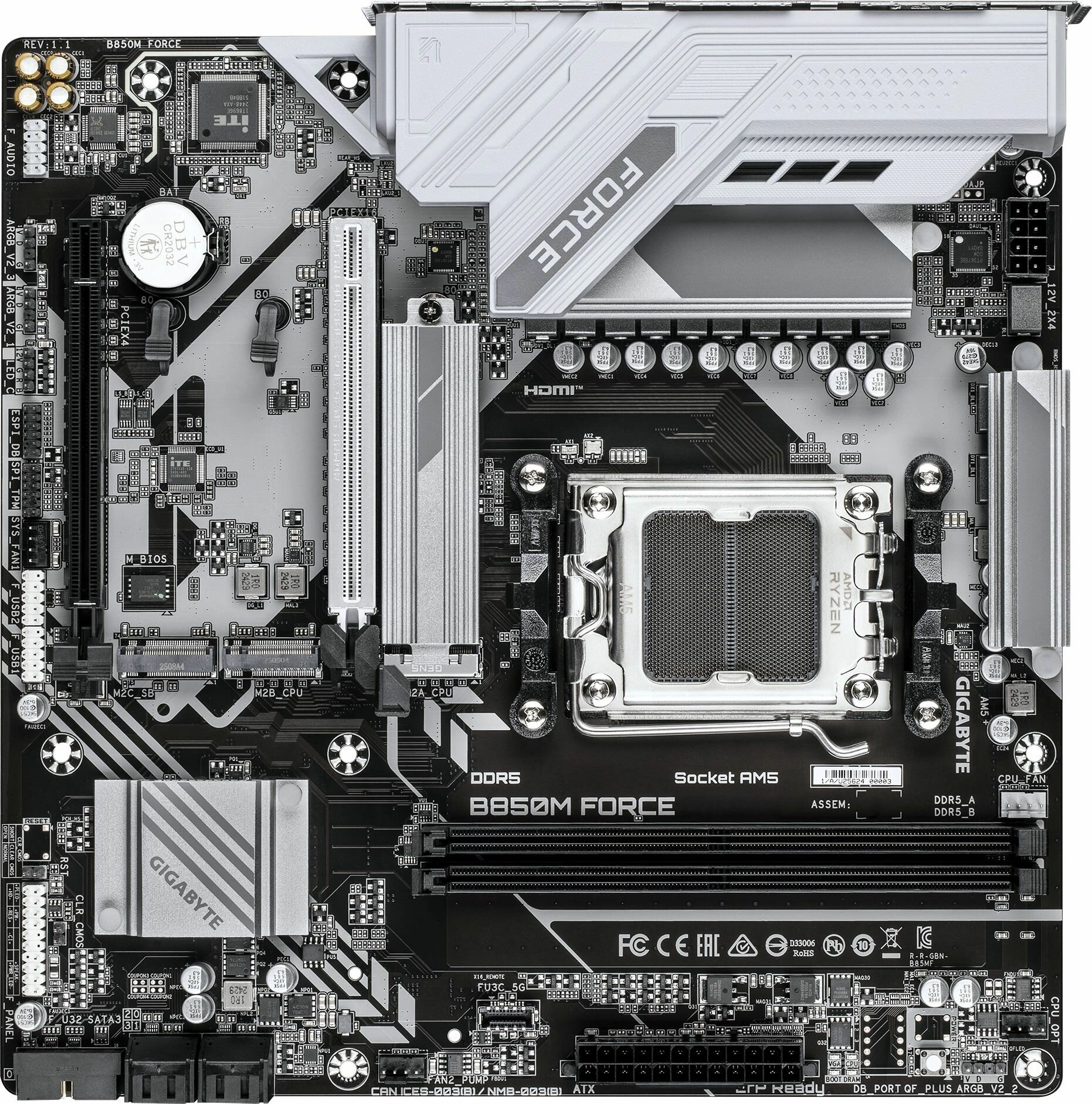 Материнская плата Gigabyte B850M FORCE