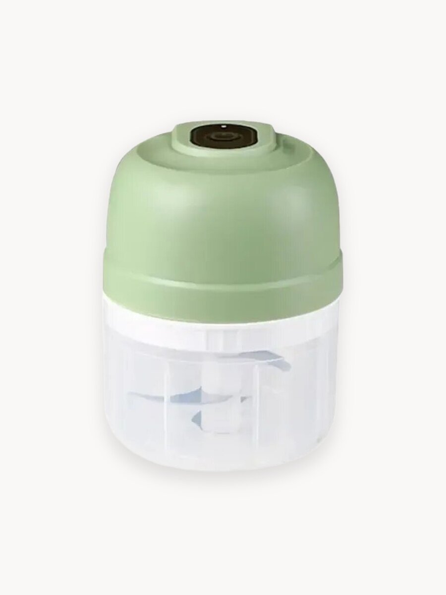 Универсальный мини измельчитель электрический 100 мл, зеленый.