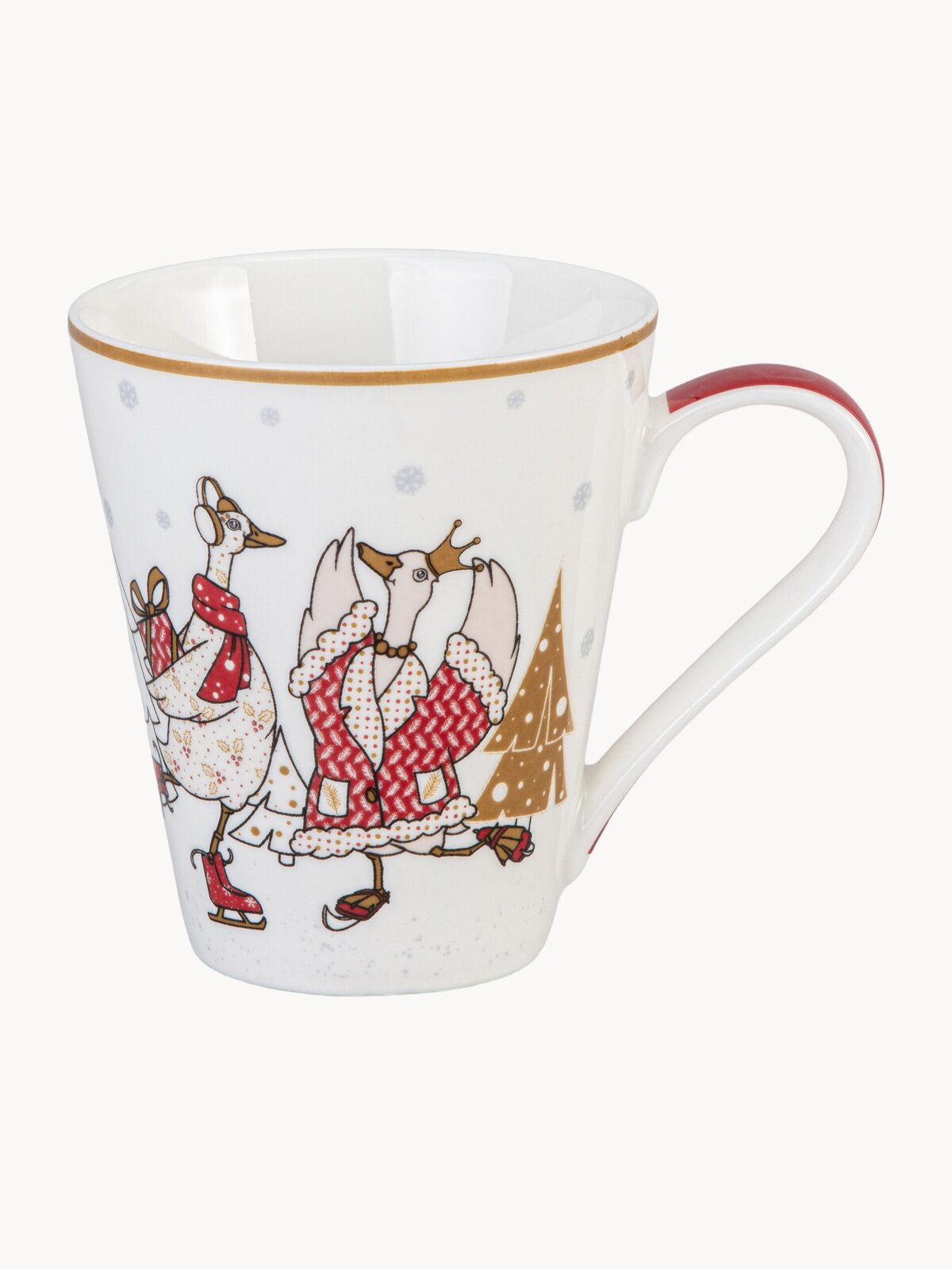 Кружка Lefard "Family Christmas", 270 мл, фарфоровая, подарочная, новогодняя