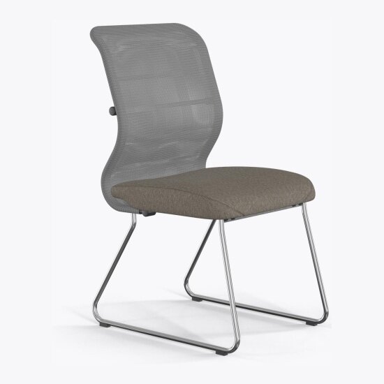 Кресло офисное Ergolife Sit 8 M4-9 - X2+Bahama /Uh00/Wh12(F54) Серый-Песочный