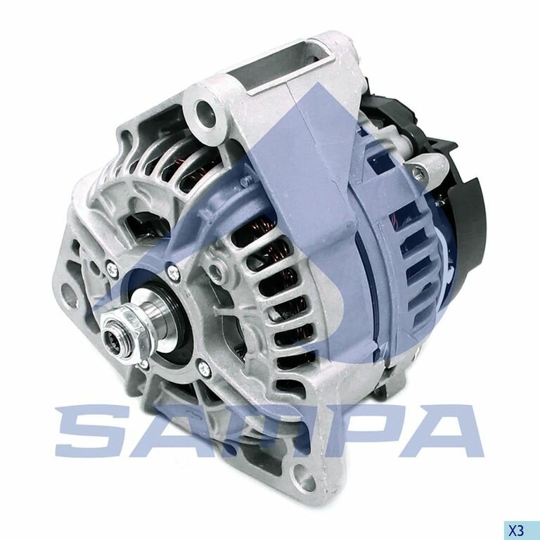 Генератор 28V/80A без шкива для Мерседес Актрос, Атего, Аксор арт 205401 SAMPA